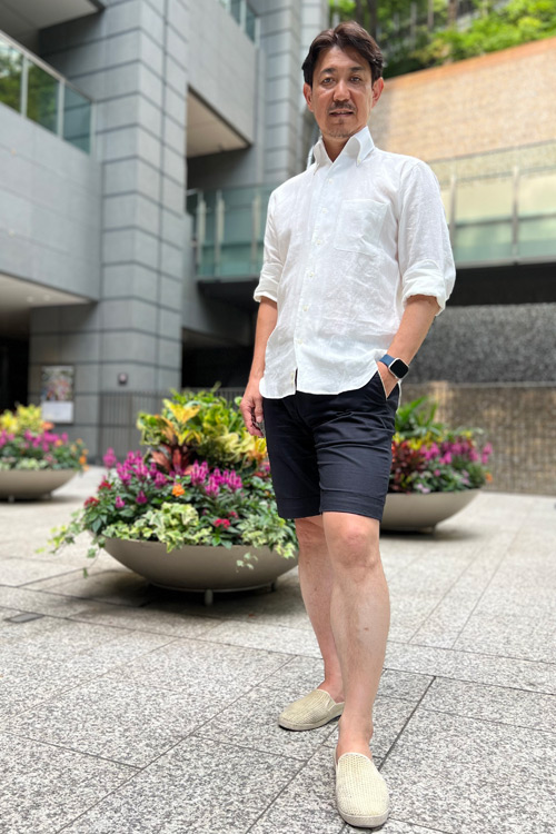 ozie|オジエ 麻シャツコーデ202208-6 | シャツの専門店 ozie｜オジエ